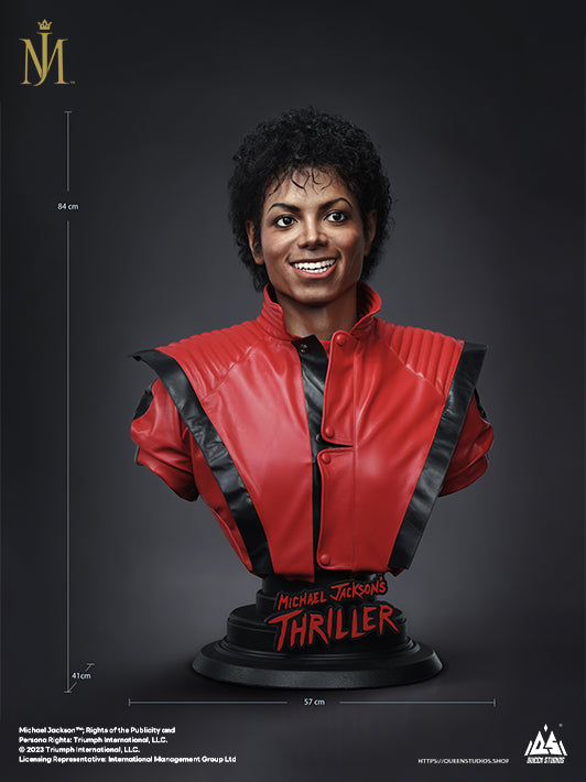 Michael Jackson Thriller Life-Size Bust - Queen Studios [Official]