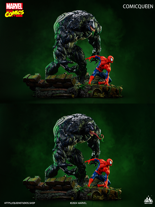Spider-Man vs Venom 1/4 Statue - Queen Studios [Official]