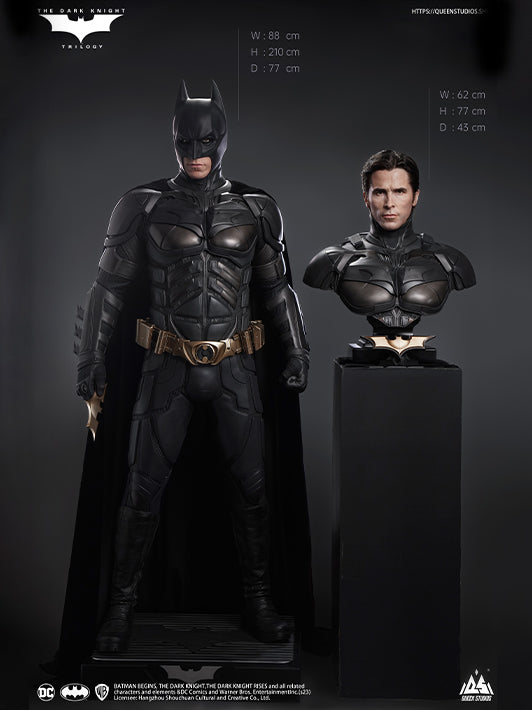 The Dark Knight Batman Life-Size Bust - Queen Studios [Official]