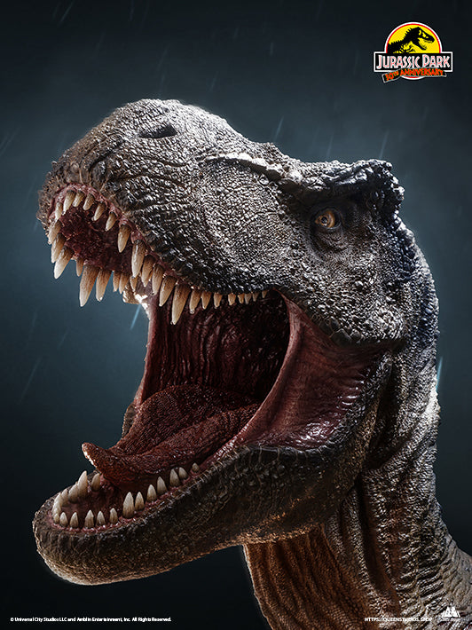 T-Rex Bust Jurassic World Dominion - Queen Studios (Official)