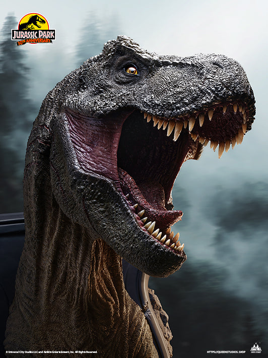 T-Rex Bust Jurassic World Dominion - Queen Studios (Official)