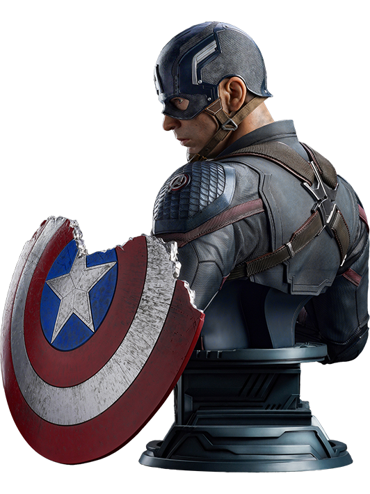MARVEL Captain America Life-size Bust By Queen Studio - Figuristi Store