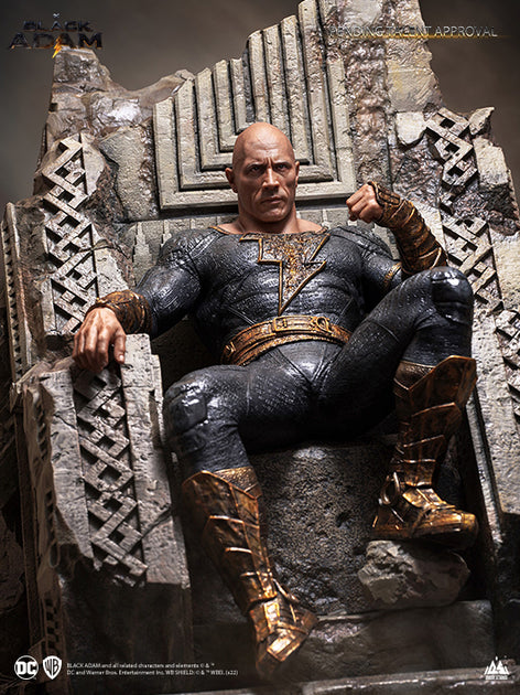 Black Adam On Throne 1/4 Statue - Queen Studios (Official)