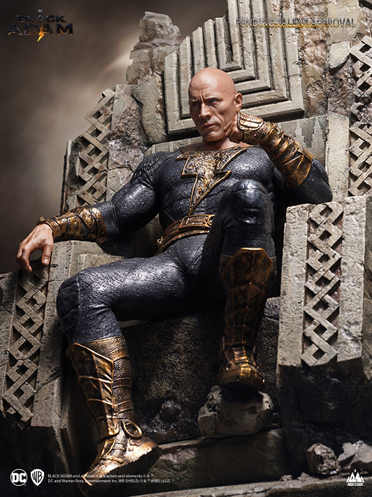 Black Adam On Throne 1/4 Statue - Queen Studios (Official)
